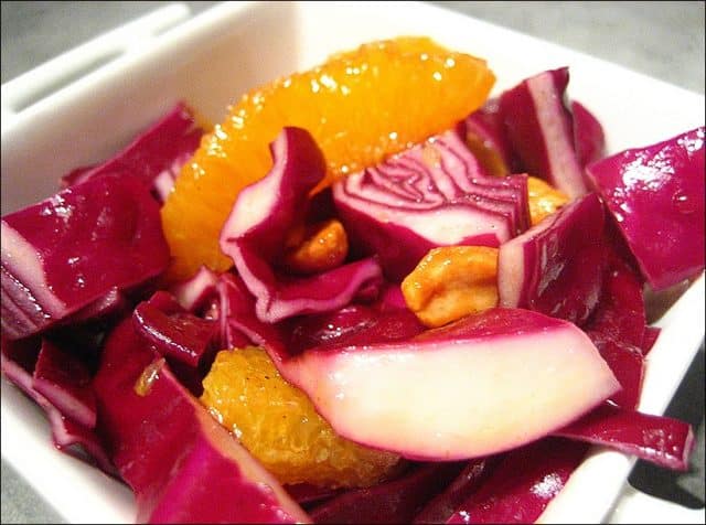 Salade de chou rouge à l'orange - Happy papilles