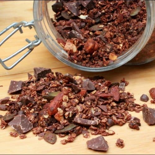 Granola double chocolat - Happy papilles