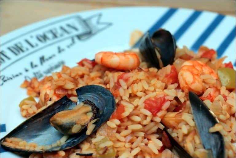 Riz aux fruits de mer à la portugaise - Happy papilles