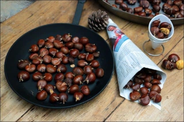 Marrons grillés au four ou au feu de bois - Happy papilles