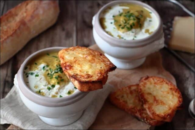 Soupe de légumes et toasts au comté - Happy papilles