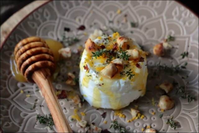 Faisselle aux noisettes et miel - Happy papilles