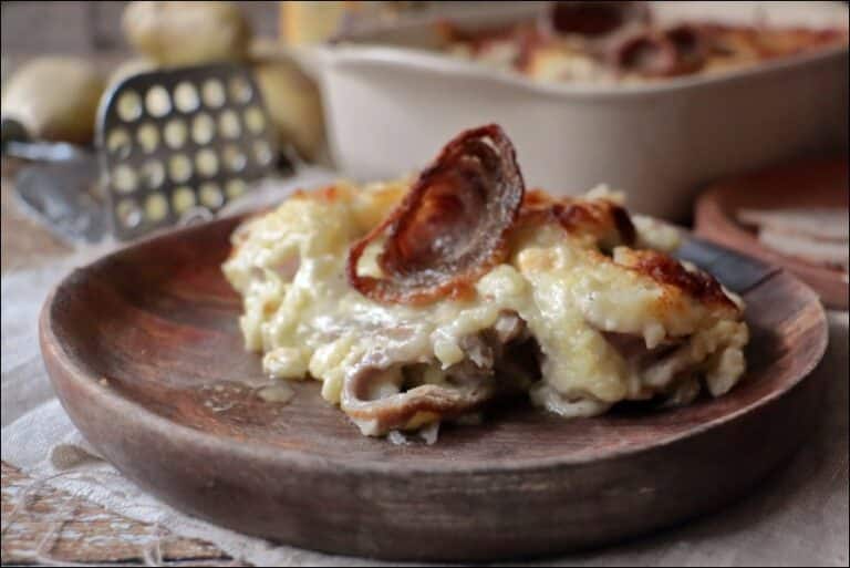Gratin parmentier à l'andouille et Pont-l'Evèque - Happy papilles